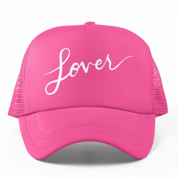 Accessories | Lover Taylor Swift Fan Pink Foam Trucker Hat Mesh ...